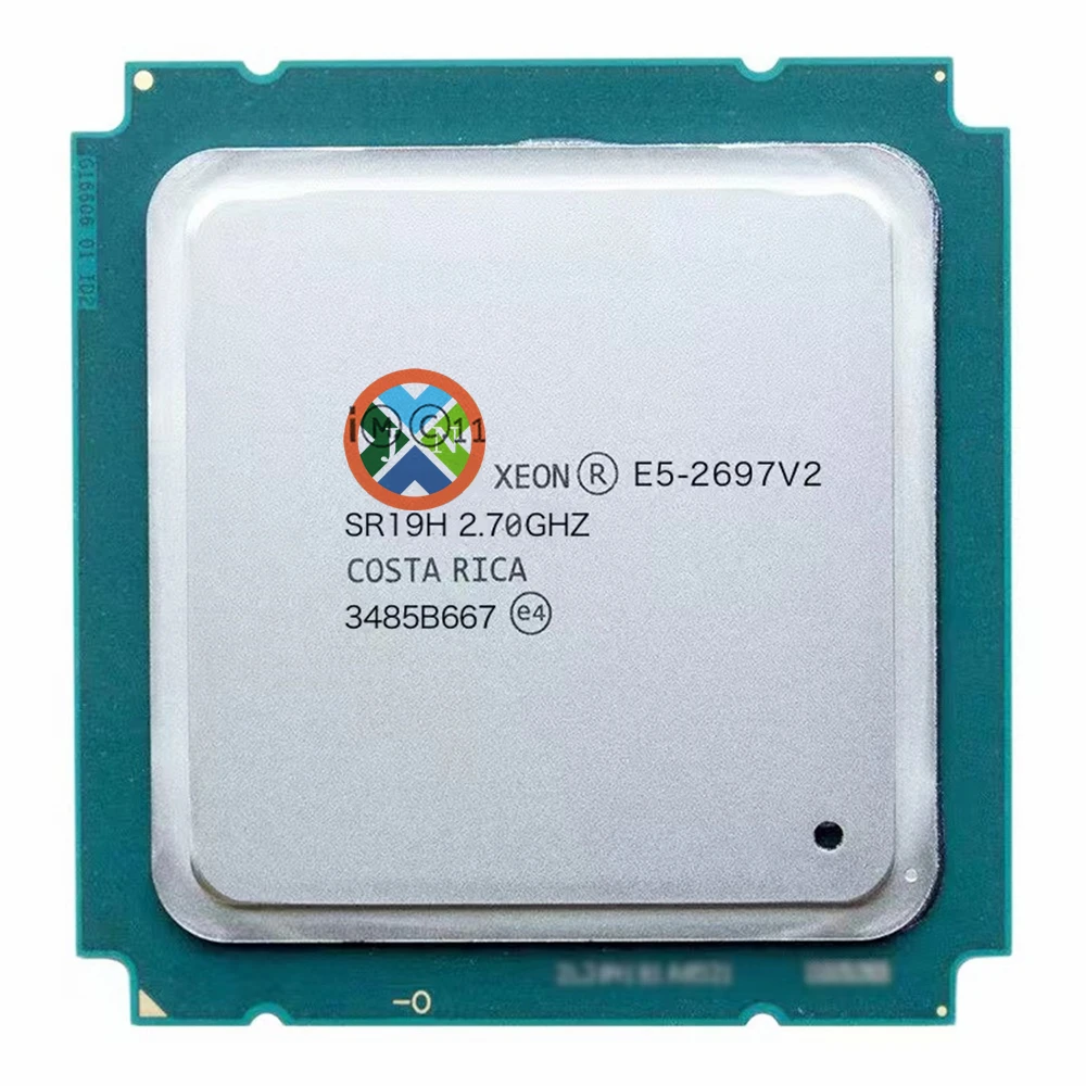 Used xeon e5 2697 v2 2.7GHz 30M QPI 8GT/s LGA 2011 SR19H C2 E5-2697 v2 ...