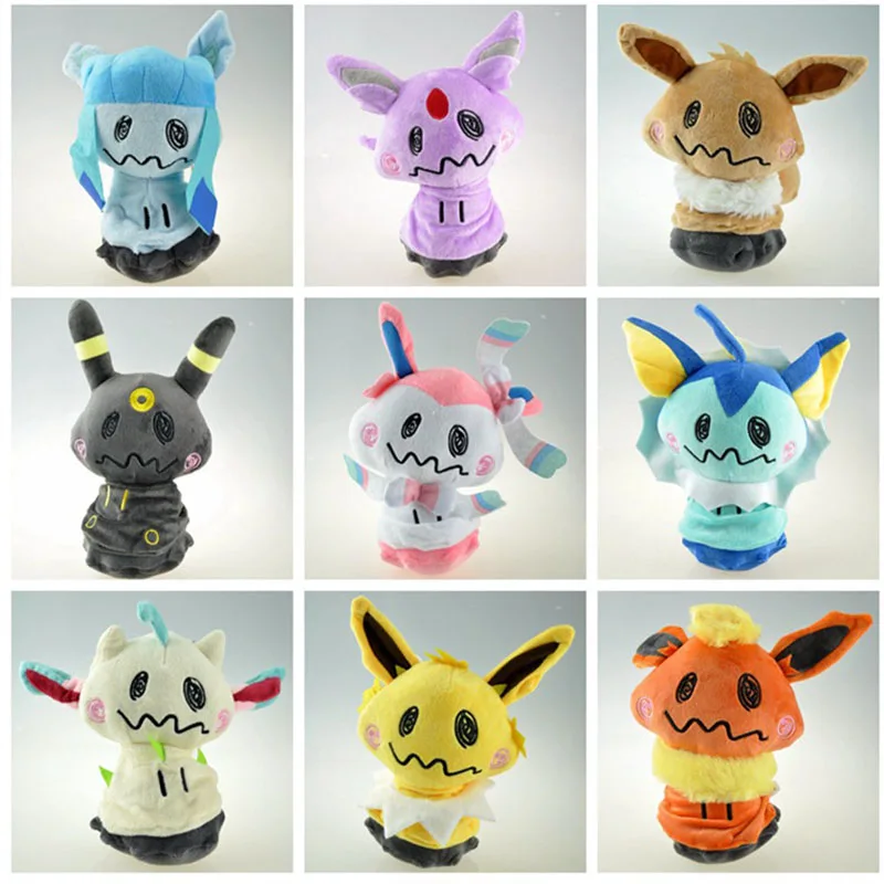 Juguete-de-Pokemon-Mimikyu-Eevee-mu-eca-Flareon-Sylveon-Leafeon ...