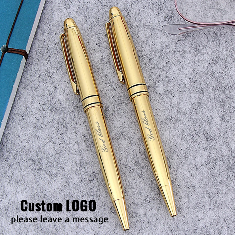 Luxury-Custom-Logo-Gold-Metal-Ballpoint-Pen-Business-Personal-Gift-Pen ...