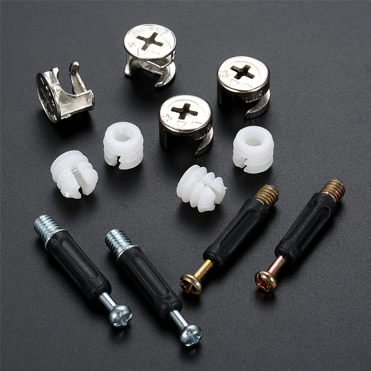 50pcs-set-3-in-1-Furniture-Connecting-Kit-Eccentric-Wheel-Nut-Connector ...