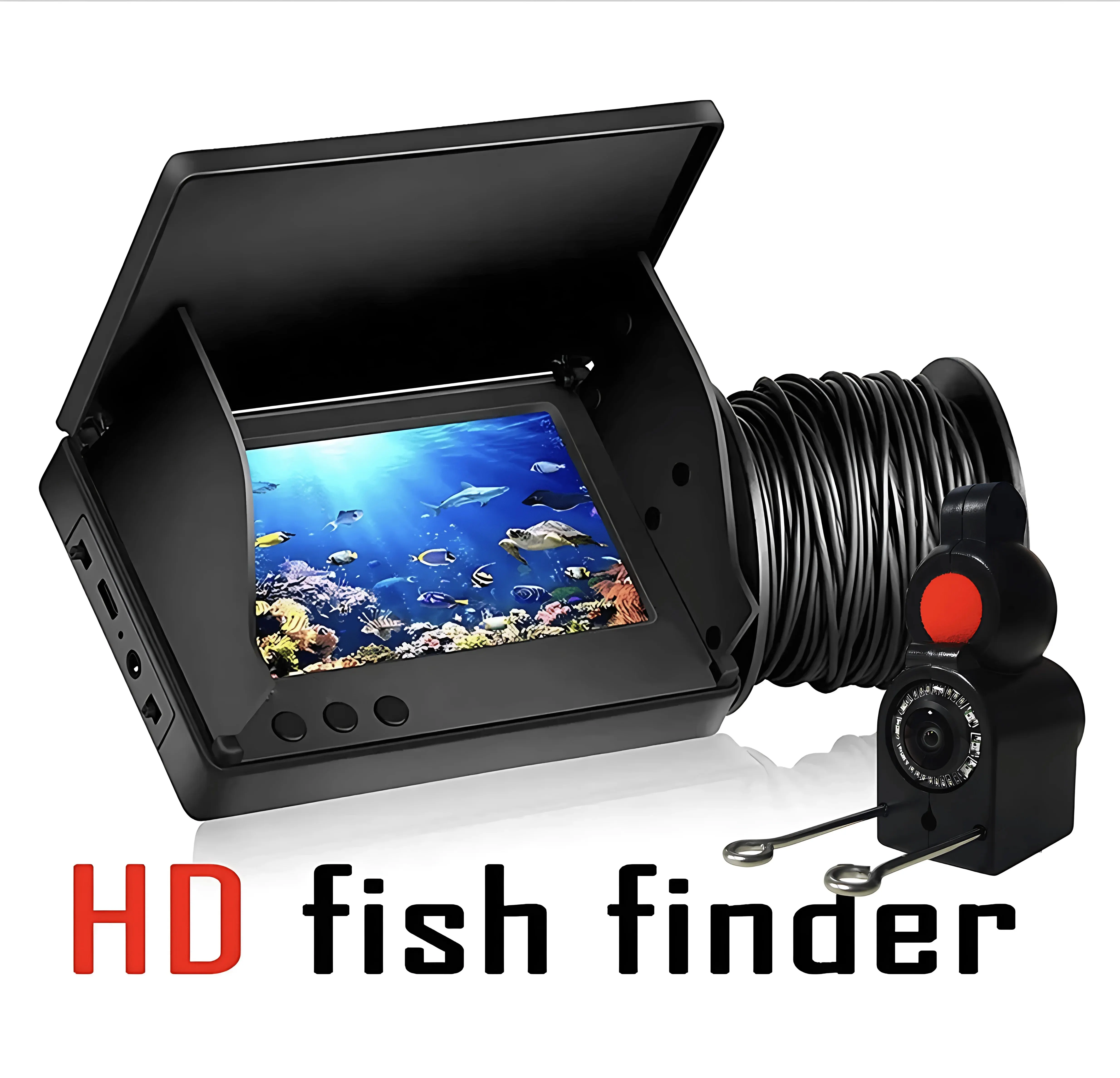 Portable-Fish-Depth-Finder-Water-Handheld-1080P-4-3-Inch-LCD-Fish ...