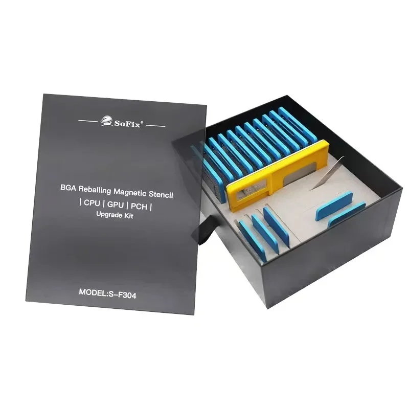 S-F304 BGA Reballing Magnetic Stencil for Macbook CPU GPU PCH Intel M1 ...