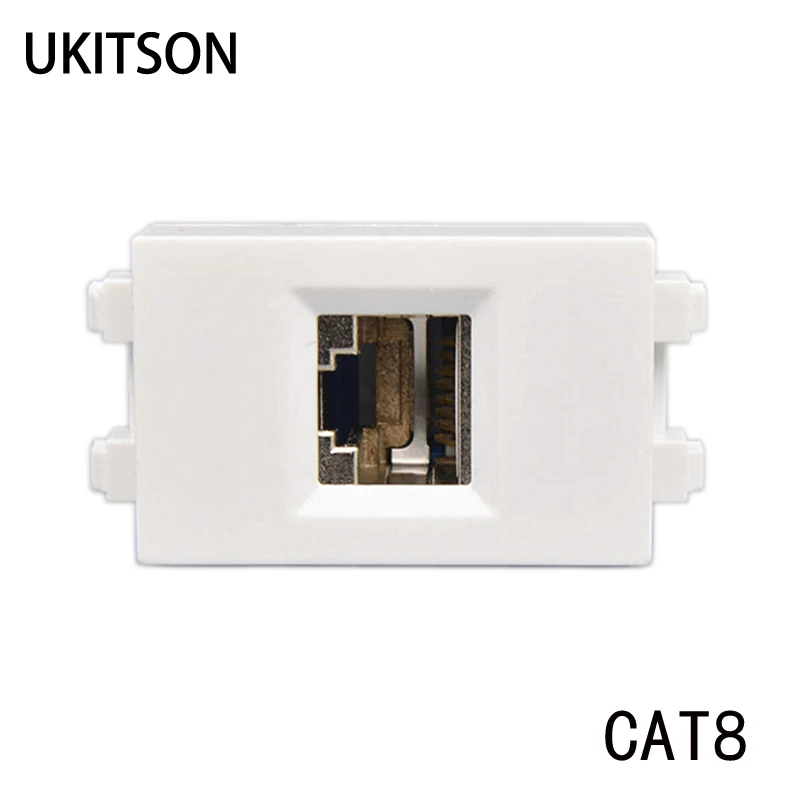CAT8-RJ45-Shielded-Module-Plug-Connector-23x36mm-CAT-8-LAN-Kit-Socket ...