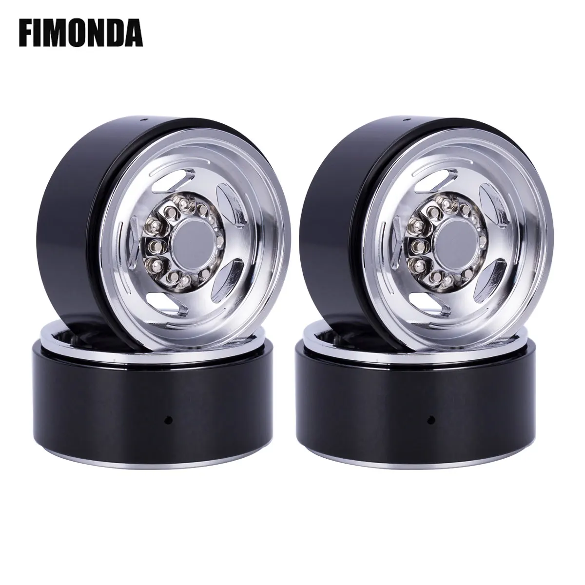 Alum-nio-vintage-Beadlock-Roda-Hub-Rim-para-RC-Crawler-Car-SCX10-Wraith ...