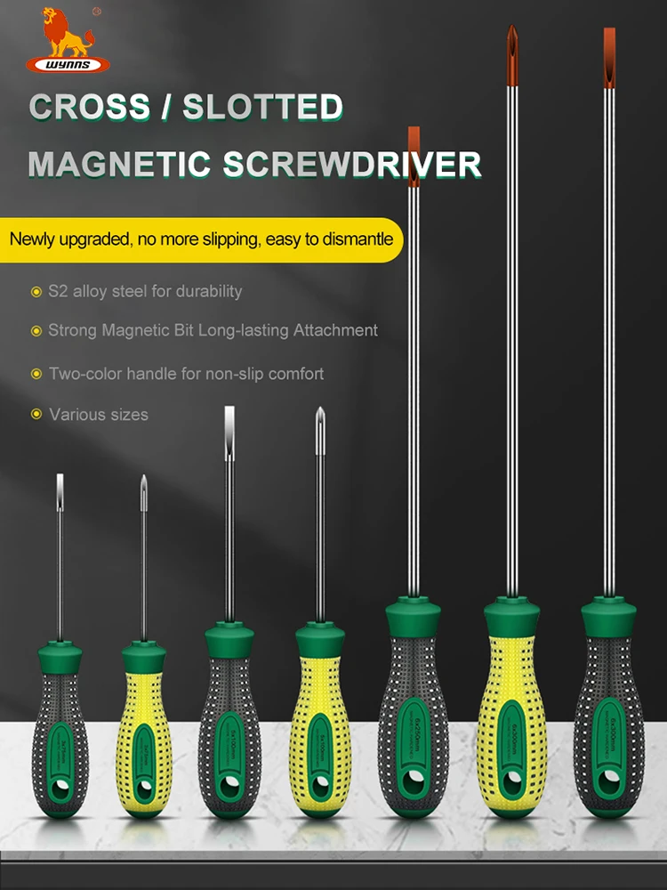 WYNN-S-Phillips-Slotted-Screwdriver-with-Multifunctional-Magnetic-Screw ...