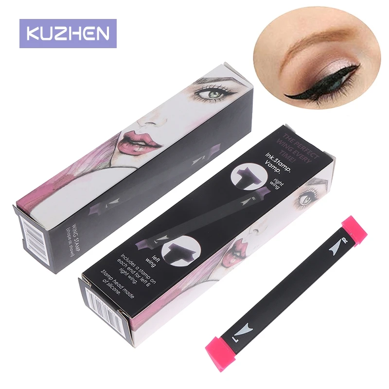 2-Size-Stamps-Eyeliner-Tool-Beauty-Makeup-Brush-New-Wing-Style-Kitten ...