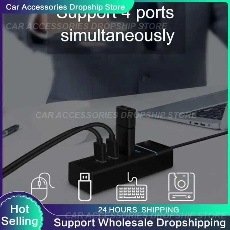 Usb-Splitter-Power-Adapter-Multi-5gbps-480mbps-Transmission-4-Port-30cm ...