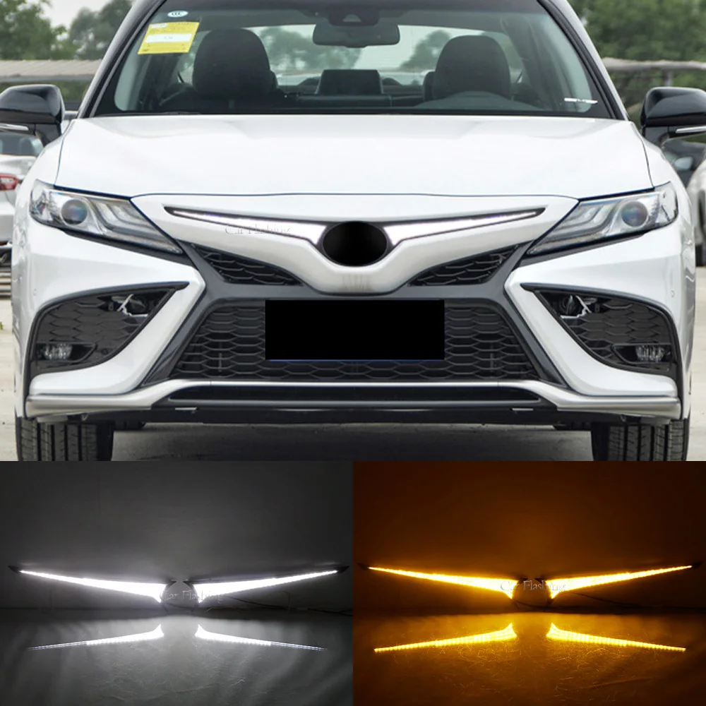 Car-LED-DRL-Grille-Lamp-For-Toyota-Camry-2018-2019-2020-2021-2022-2023 ...
