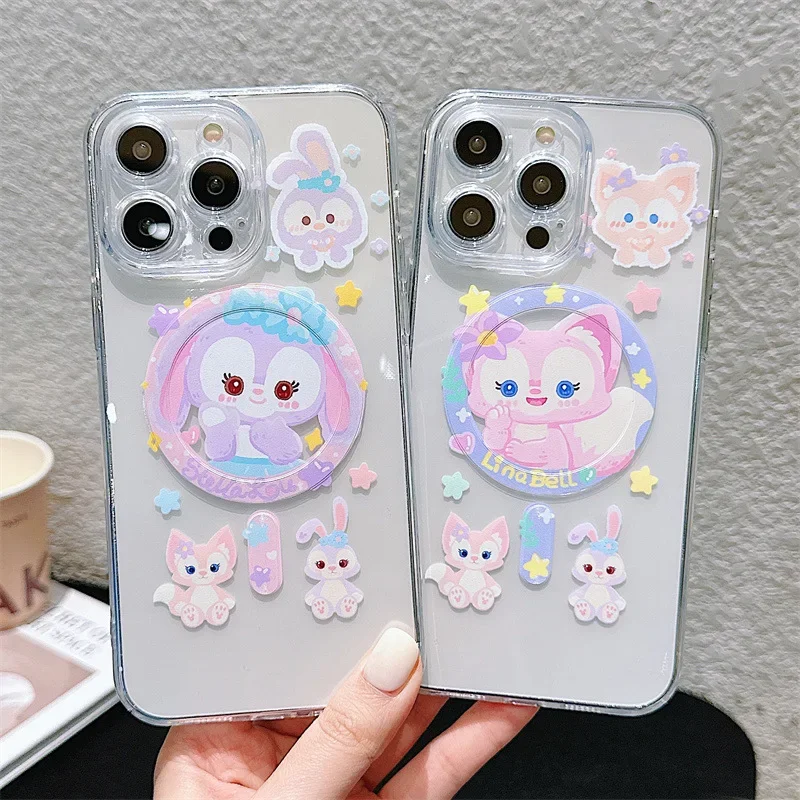 LinaBell-StellaLou-transparent-Anime-Case-For-Magsafe-Wireless-Charging ...