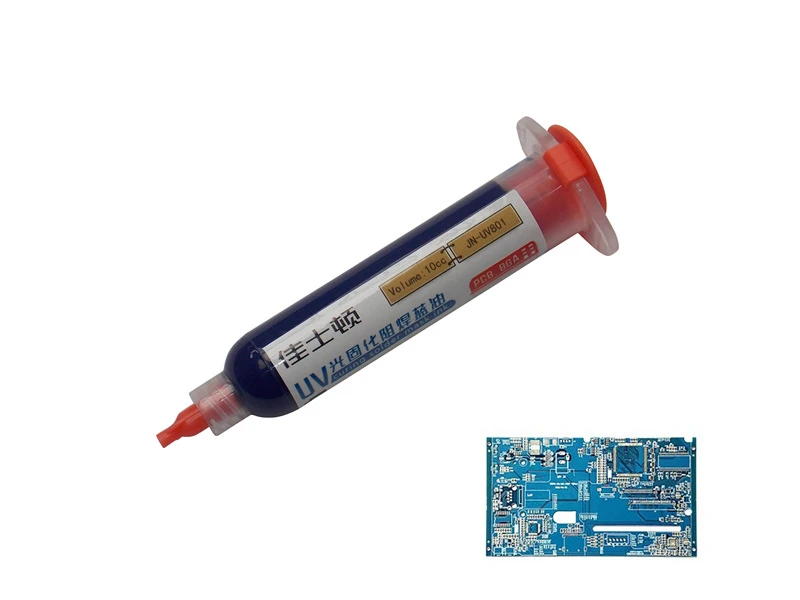 Jaston 10Cc Zöld/Piros Uv -Kanyargós Forrasztási Maszk Tinta Pcb Bga ...