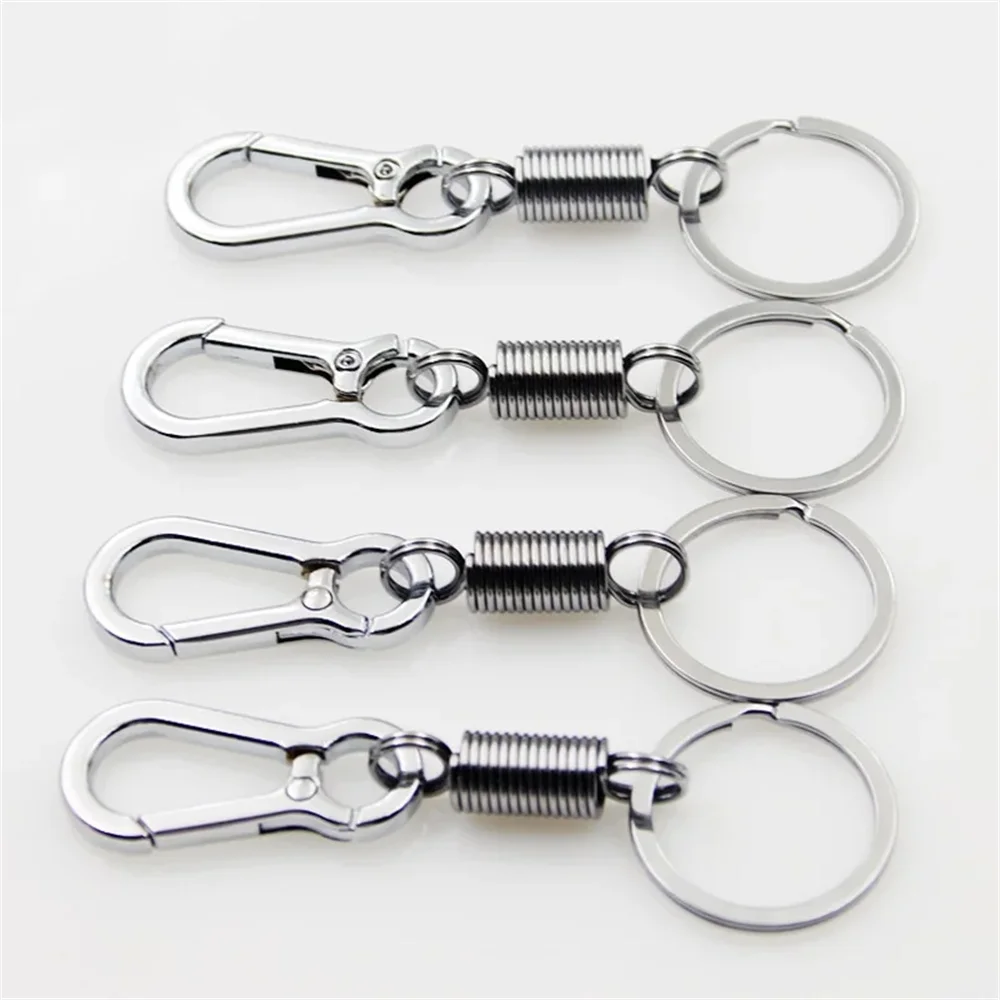 4PCS-Spring-Keychain-Climbing-Hook-Car-Keychain-Strong-Carabiner-Shape ...