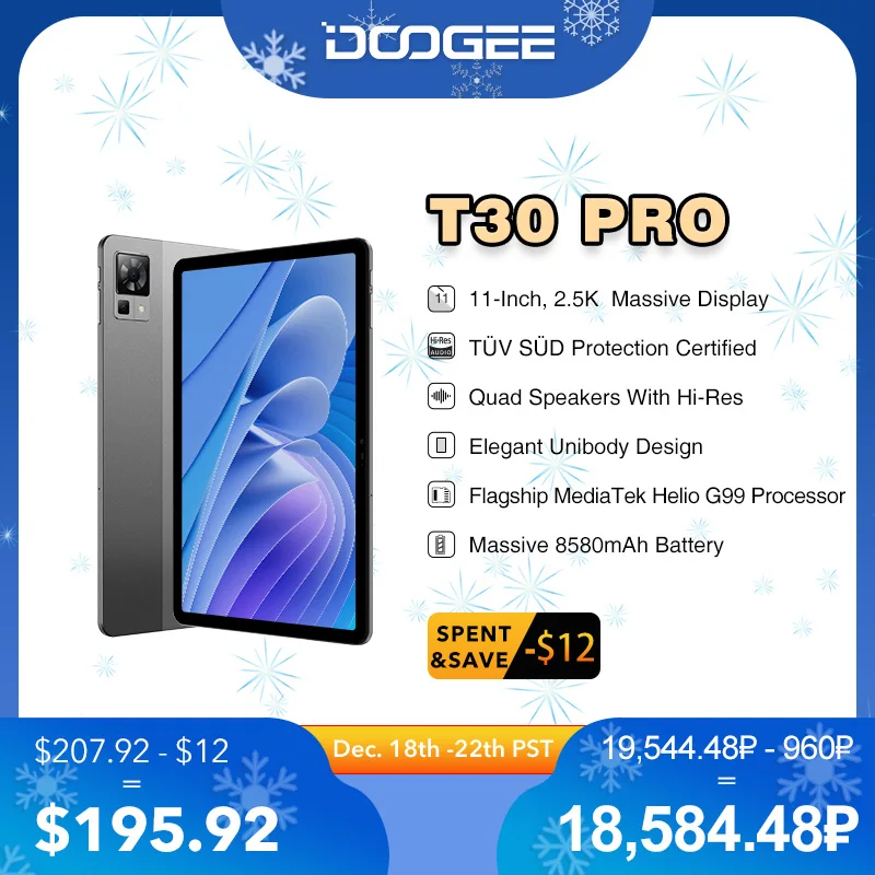 World-Premiere-DOOGEE-T30-Pro-Tablet-MediaTek-Helio-G99-11-2-5K-T-V ...
