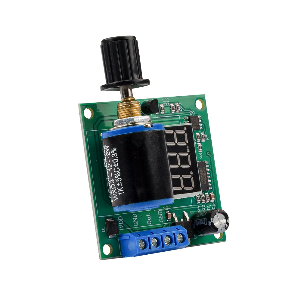 DC 12V 24V 4-20mA Signal Generator Module Digital LED Display | Signal Sources Valve Adjustment ...