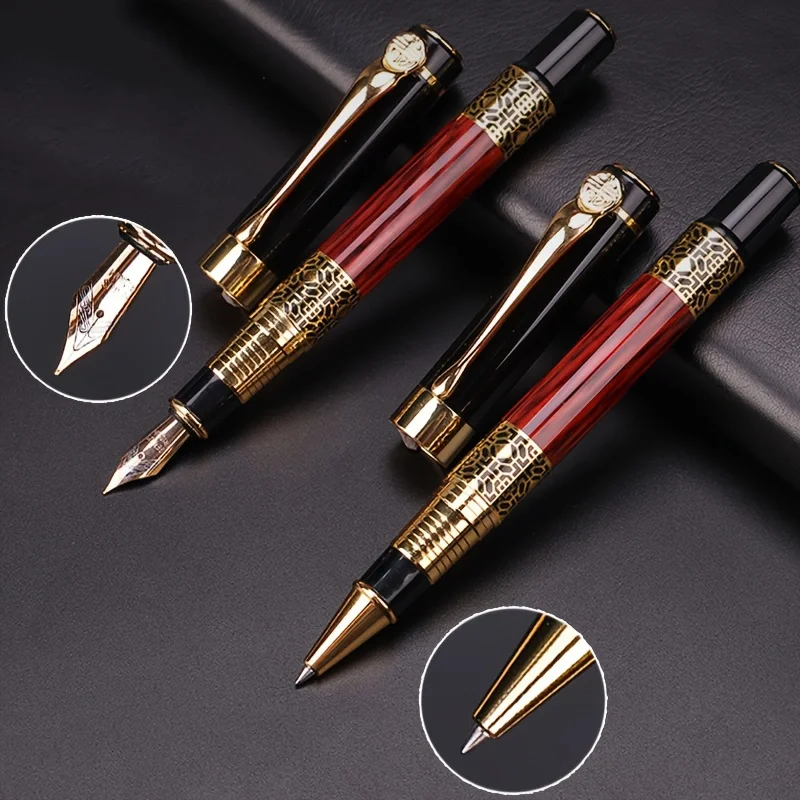 Metal-Wood-Grain-Fountain-Pen-School-Supplies-Pens-Student-for ...