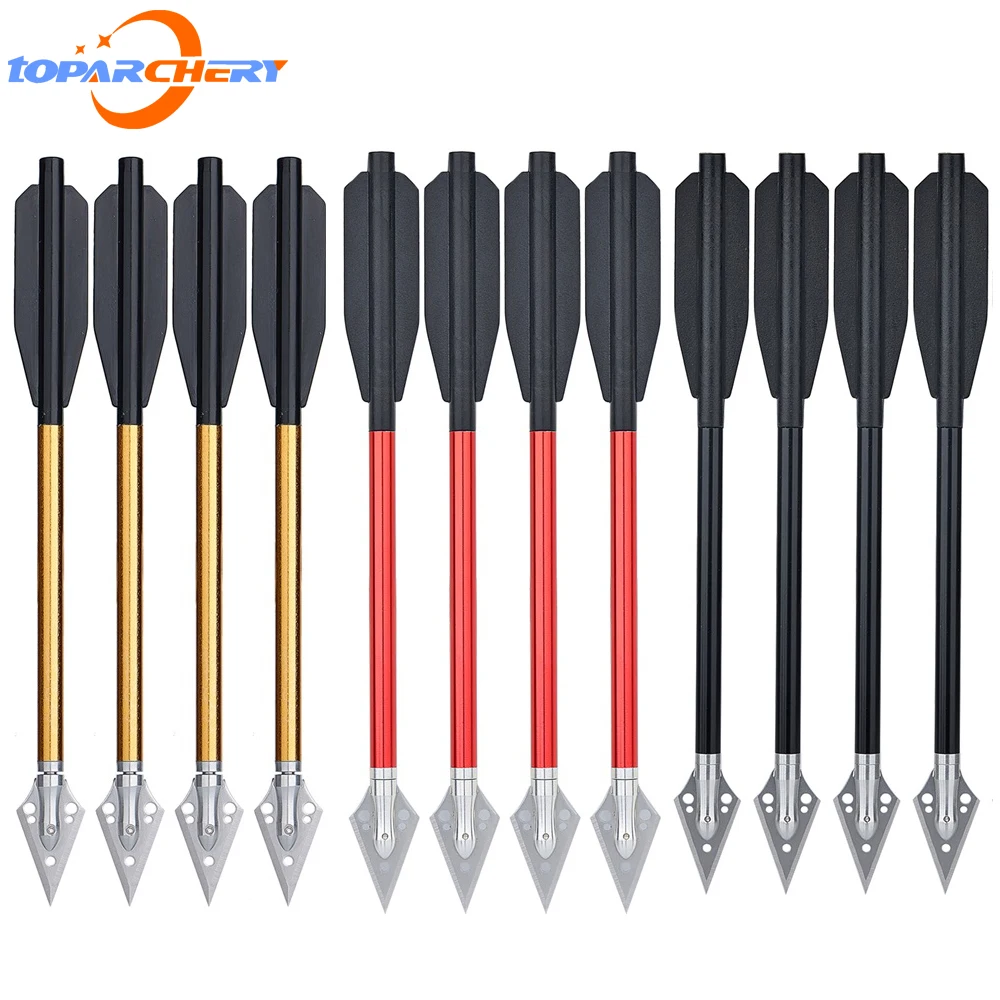 12-24-36pcs-6-7-inch-Crossbow-Arrows-6mm-Aluminum-Alloy-Shaft ...