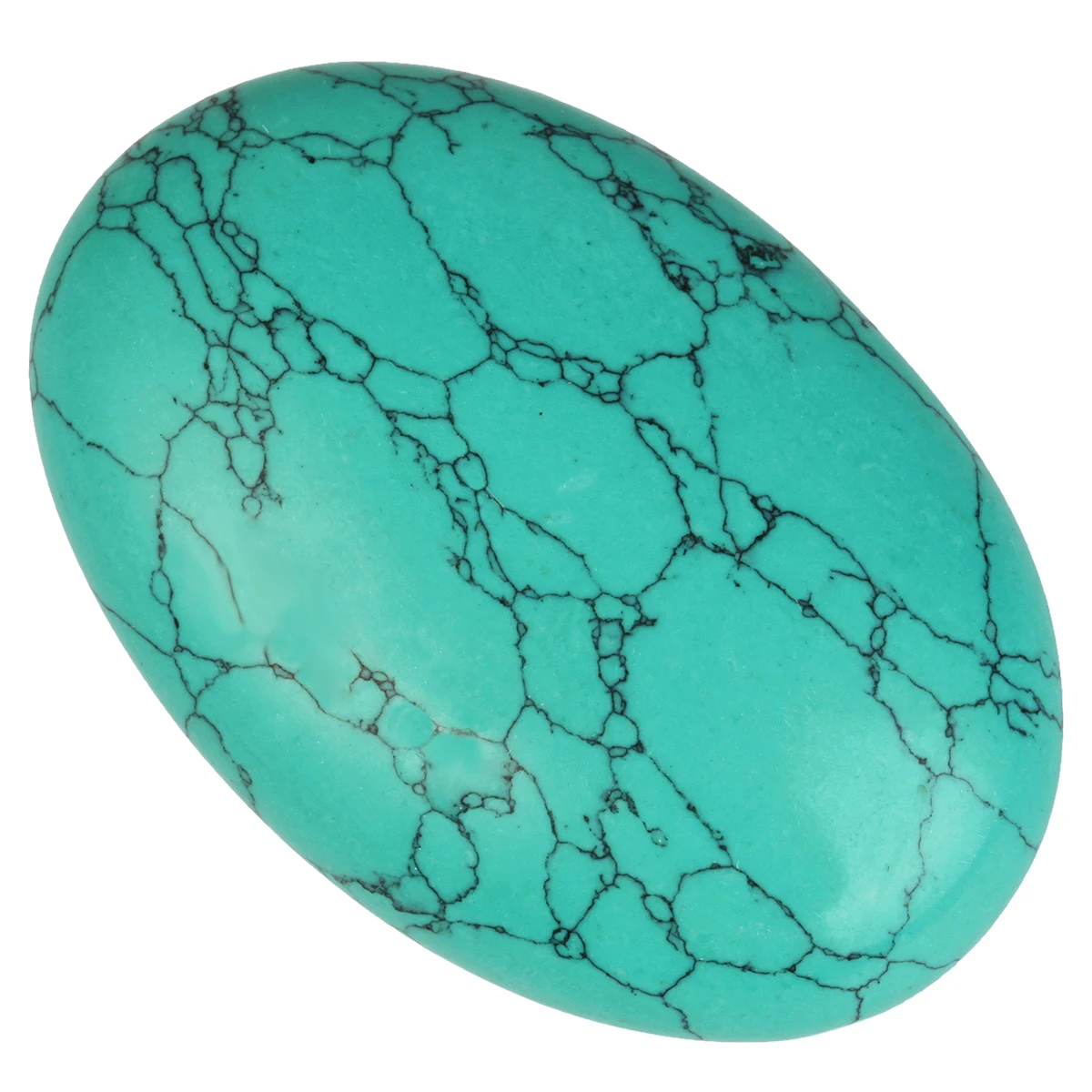 TUMBEELLUWA-Green-Turquoise-Oval-Palm-Stone-Worry-Stone-Healing-Chakra ...