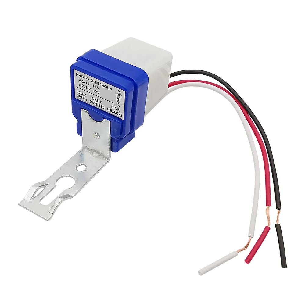 5Pcs/lot Auto On Off Photocell Street Light Switch DC AC 12V 24V 110V ...