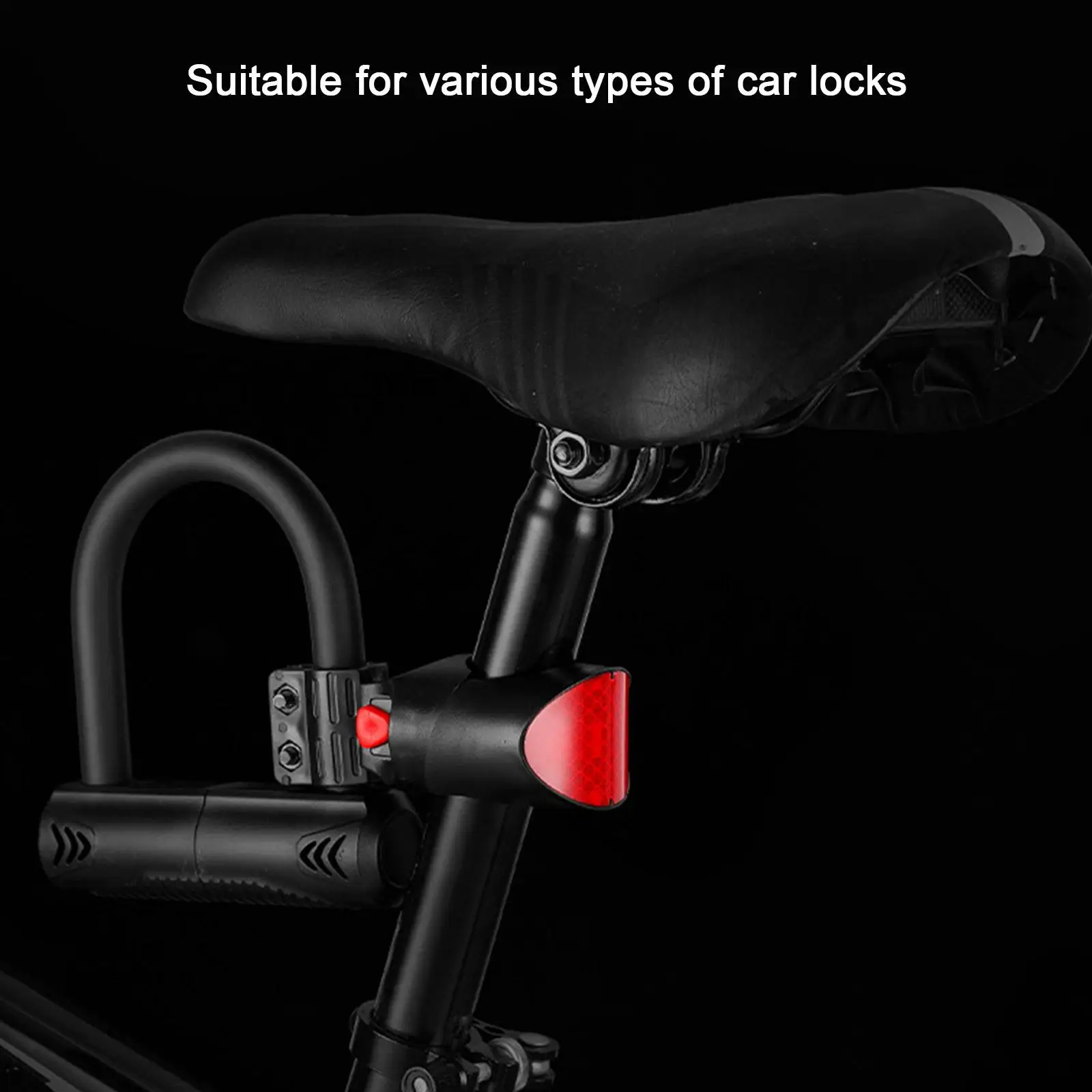 La couleur noire Universal Bike Lock Rack Multifunctional Waterproof ...
