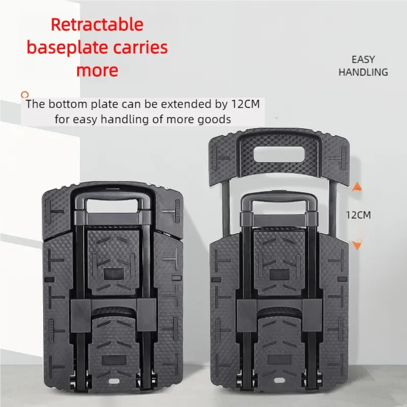 Hand-Pulled-Trolley-for-Moving-Hauling-Hand-Carts-Folding-Flatbed-Truck ...