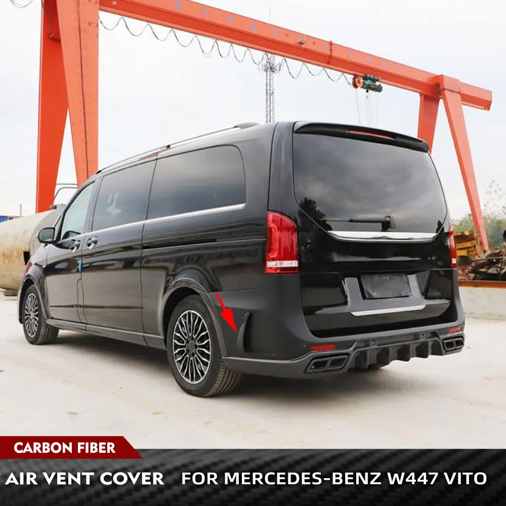 Caebon-Fiber-Rear-Bumper-Air-Vent-Fender-Spoiler-for-Mercedes-Benz-W447 ...