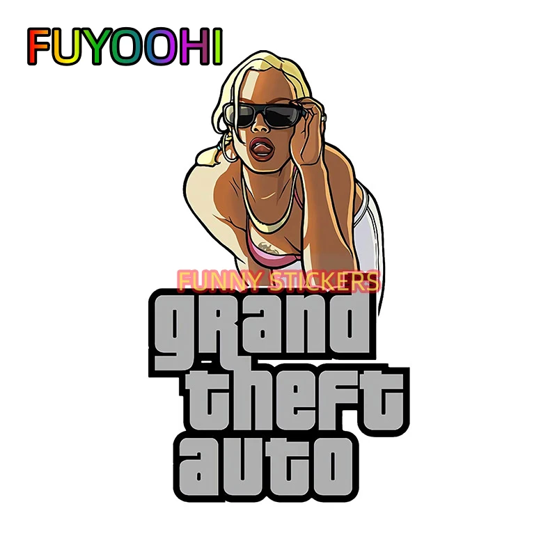 FUYOOHI-Grand-Theft-Auto-Gta-Game-Car-Stickers-Personality-Waterproof ...