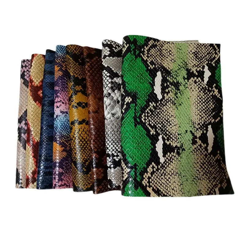 Embossed-python-head-leather-Cowhide-Embossed-leather-Handmade-DIY-leather-Handmade-leather ...