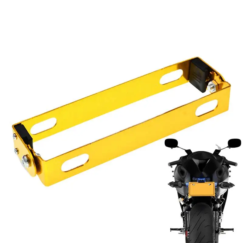 Motorcycle-License-Plate-Holder-Mount-Adjustable-Movable-License-Plate ...