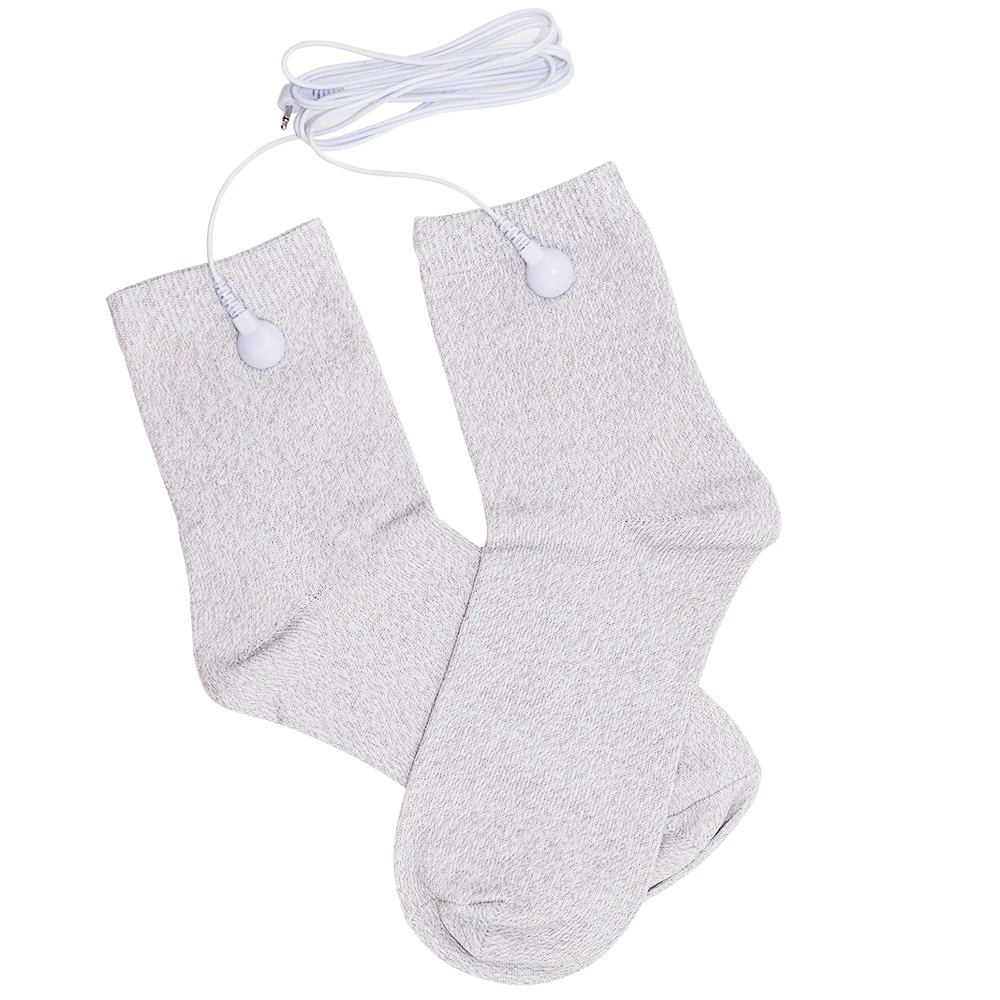 SM Electro Shock Conductive Fiber Elastic Socks/Gloves/Penis Ring E ...