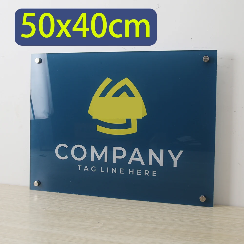 Custom-Acrylic-Company-Signage-Business-Plaque-Comerial-Signboard-For ...