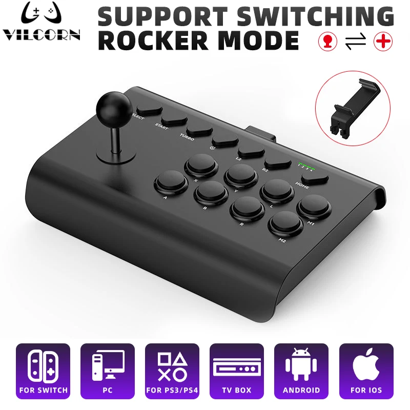 8-In-1-Arcade-Fighting-Game-Joystick-Rocker-Wireless-Bluetooth-Arcade ...