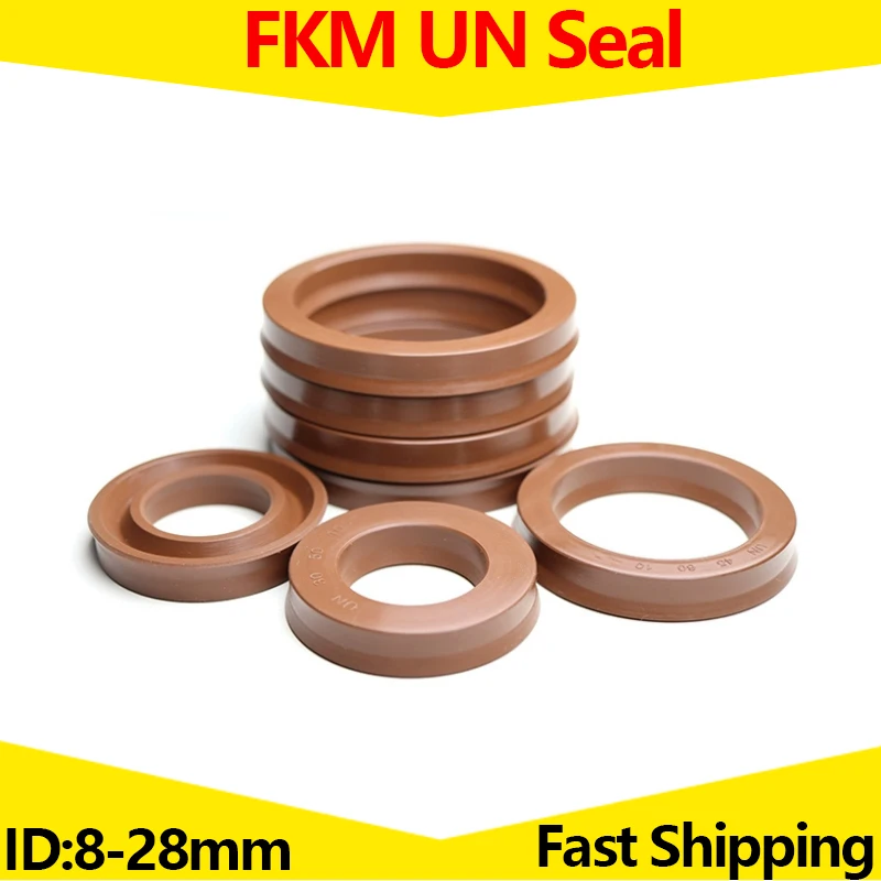 UN-U-Y-Type-Ring-Fluoro-Rubber-FKM-Hydraulic-Oil-Seal-Cylinder-Piston ...