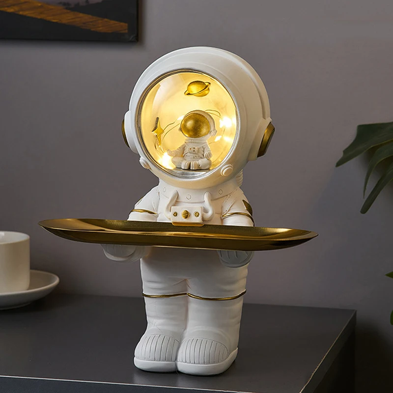 Creative-Astronaut-Statue-Storage-Tray-Nordic-Home-Decor-Desk-Storage ...