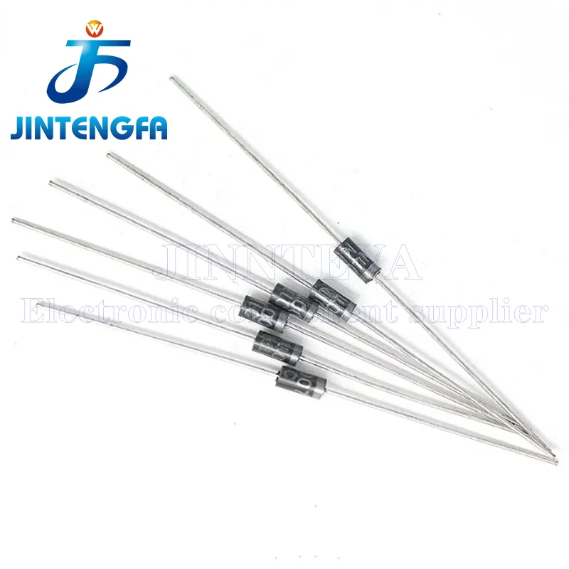 100PCS 1N4001 1N4002 1N4004 1N4007 DO-41 1A 100/200/400/1000V DIP ...