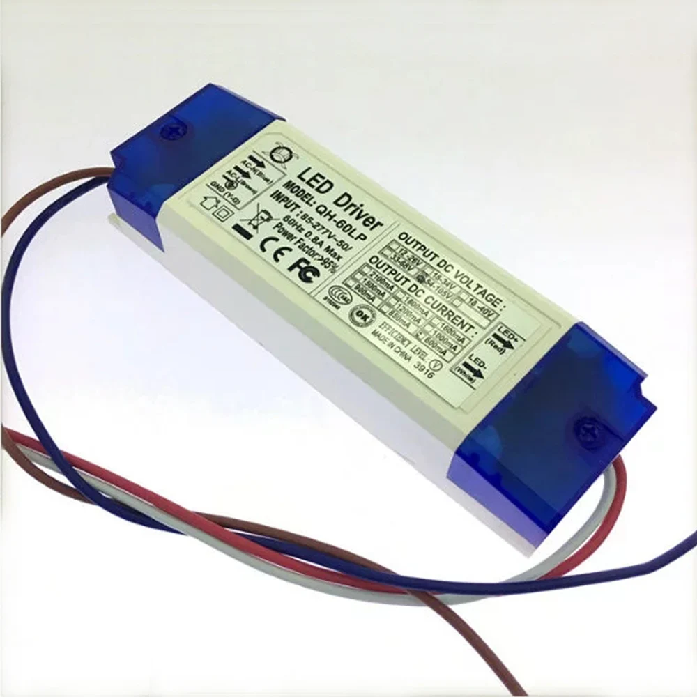 40W-50W-60W-LED-Driver-18-30x3W-600mA-DC54-105V-High-Power-LED-Power ...