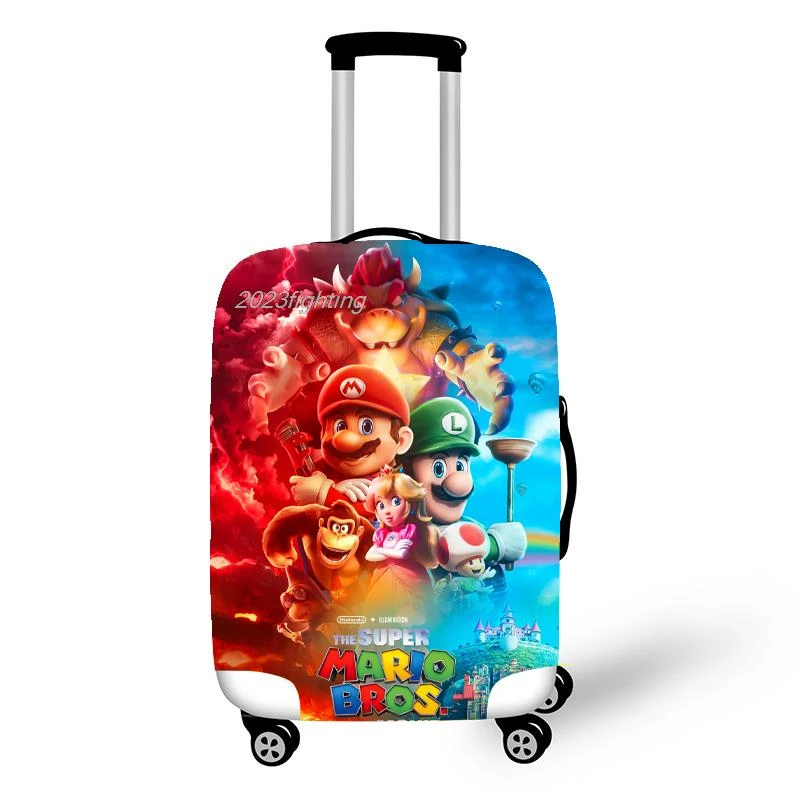 SUPER MARIO Luggage Cover Suitcase Travel Accessories Elastic Dust ...