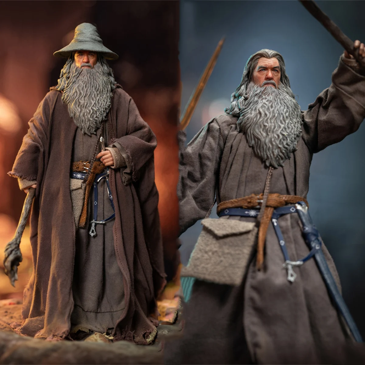 Collectible-DYM202401-1-12-Scale-Grey-Robe-Wizard-Full-Set-6Inch-Male ...