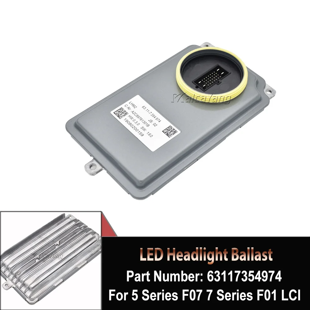 풀 LED 메인 라이트 컨트롤 헤드 라이트 모듈 63117354974 7354974, 5 시리즈 F07 F10 F11 F18 7 ...