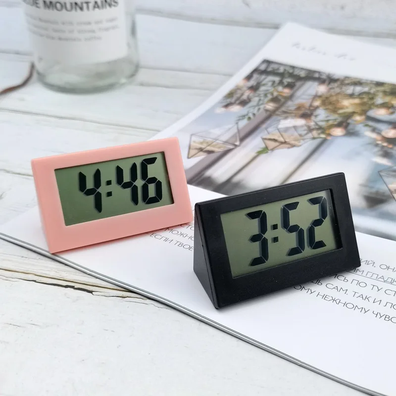 Mini Car Windshield Digital Clock Vehicle Clock with LCD Time Day ...