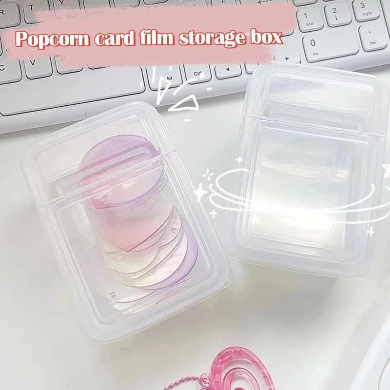 Photocards Toploader Storage Boxes Transparent Kpop Photo Card Box ...