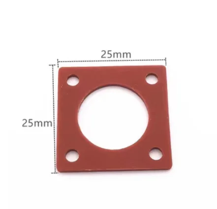 500pcs-Sealing-gasket-silicone-waterproof-gasket-4-hole-flange-square ...