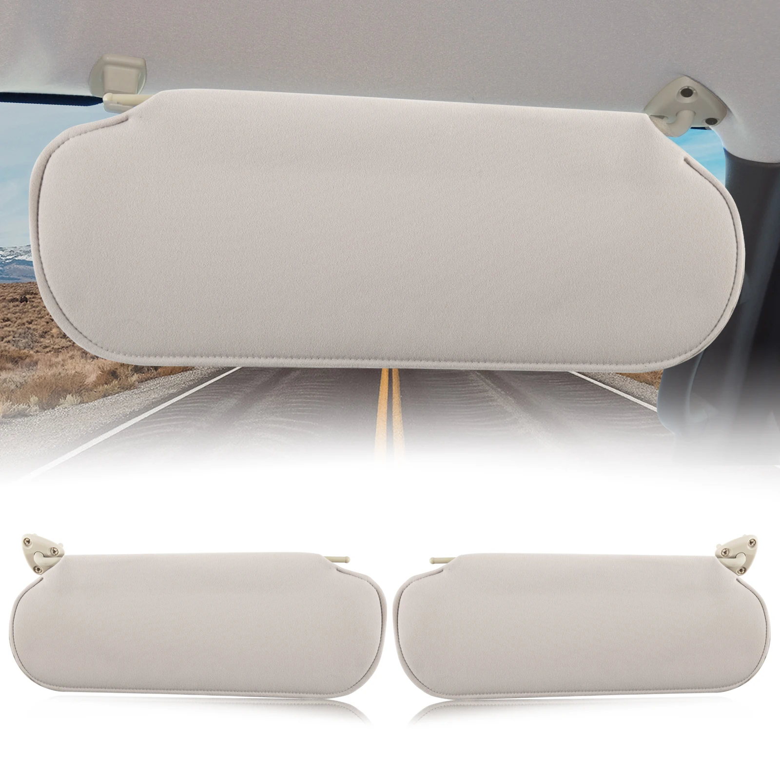 Silverado Window Visor Driver Side (Left) Sun Visor For 2003-2015 Chevy ...