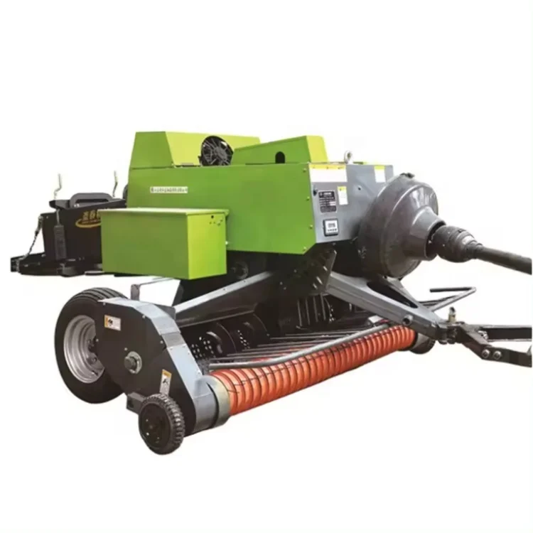 New agricultural mini self-propelled square hay and pine crop baler ...