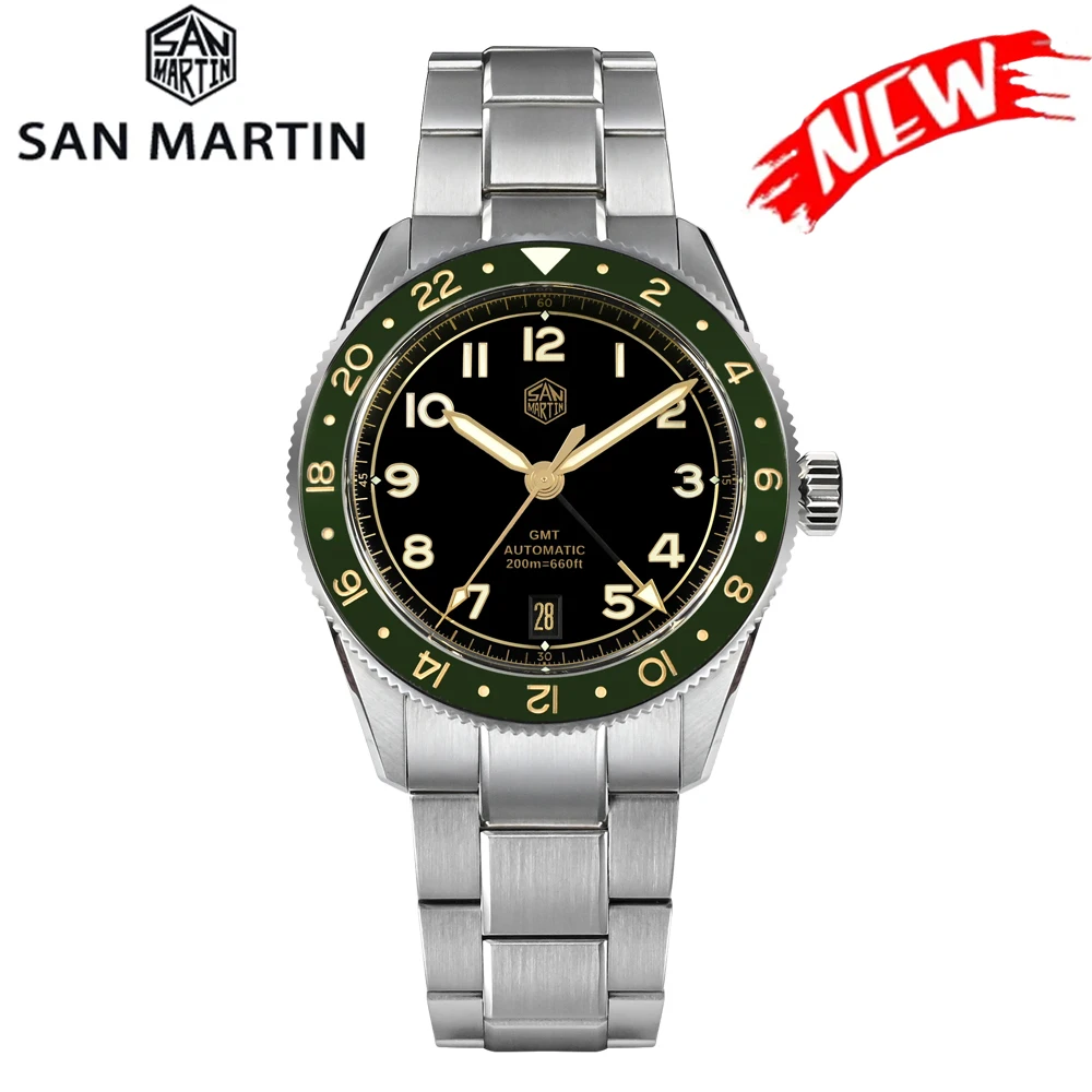 San-Martin-Reloj-de-buceo-para-hombre-cron-grafo-de-edici-n-limitada ...
