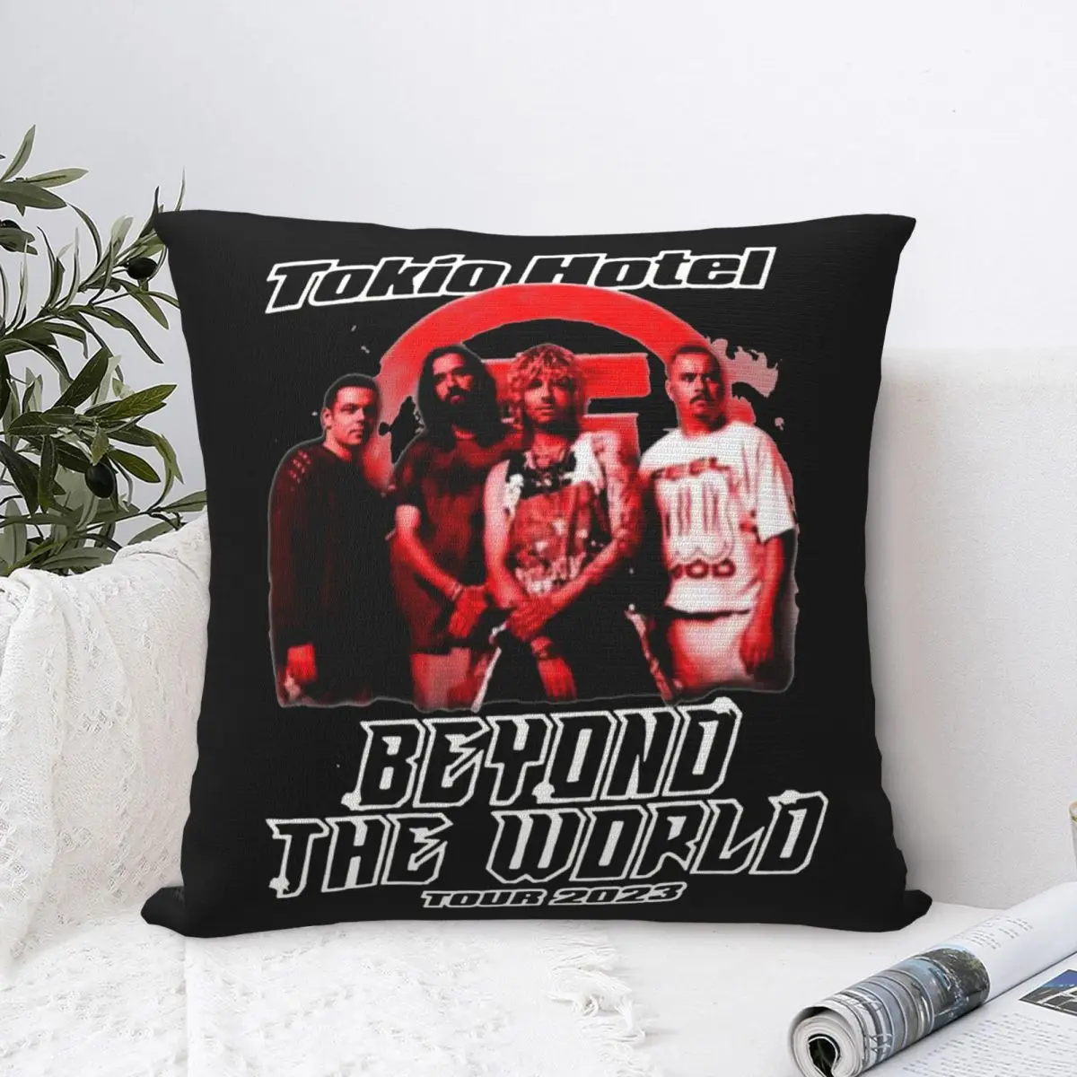 Tokio-Hotel-Rock-Square-Pillow-Case-Decorative-Pillow-BillKaulitz ...