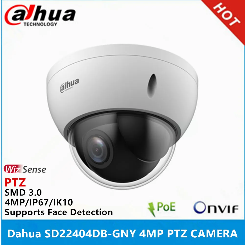 Dahua SD22404DB-GNY 4MP 4x optical zoom lens IP67 IK10 POE WizSense ...