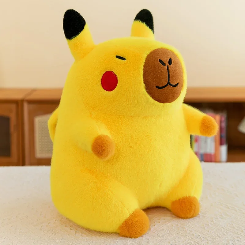 60cm-b-y-k-boy-Pokemon-karikat-r-Anime-karakter-Pikachu-Capybara-bebek ...
