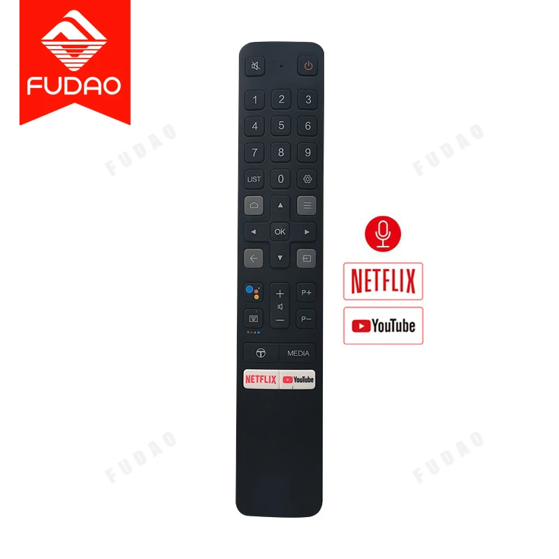 RC901V FMR1 Used For TCL UHD 4K Smart TVs With Google Assistant YOUTUBE ...