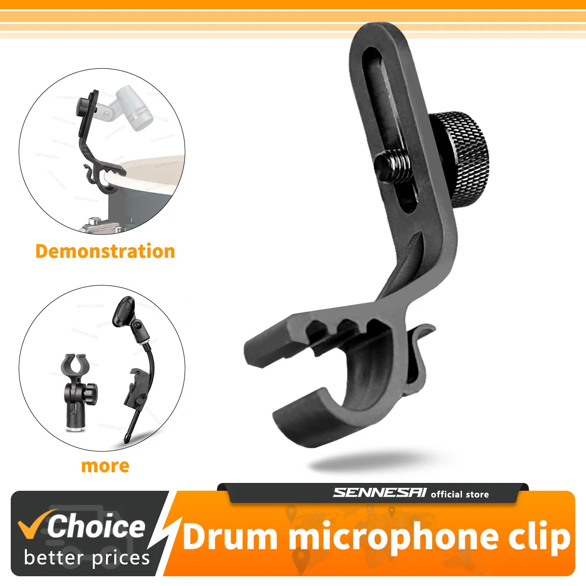 High-Quality-Instrument-Microphone-Snare-Drum-Clips-Drum-Accessories ...