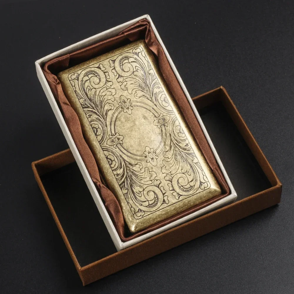 Victorian-Style-Thick-Floral-Cigarette-Box-Retro-Metal-Cigarette-Box ...