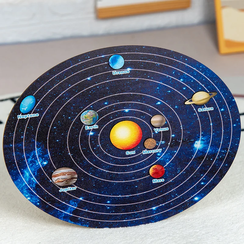 Rompecabezas de tablero del sistema Solar para niños, juguetes de ...